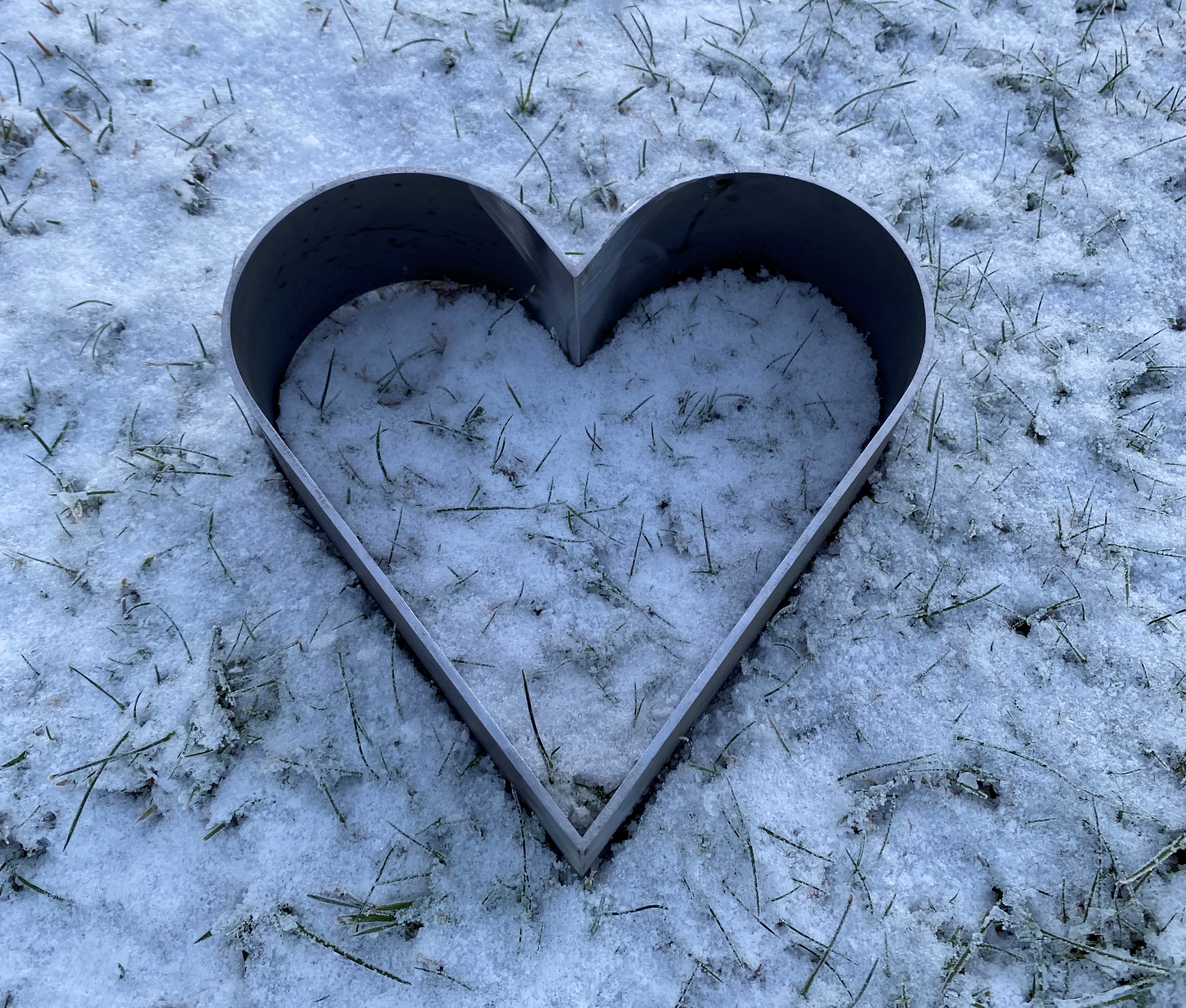 Udendørs hjerter i jern | Flere størrelser | Dekorative